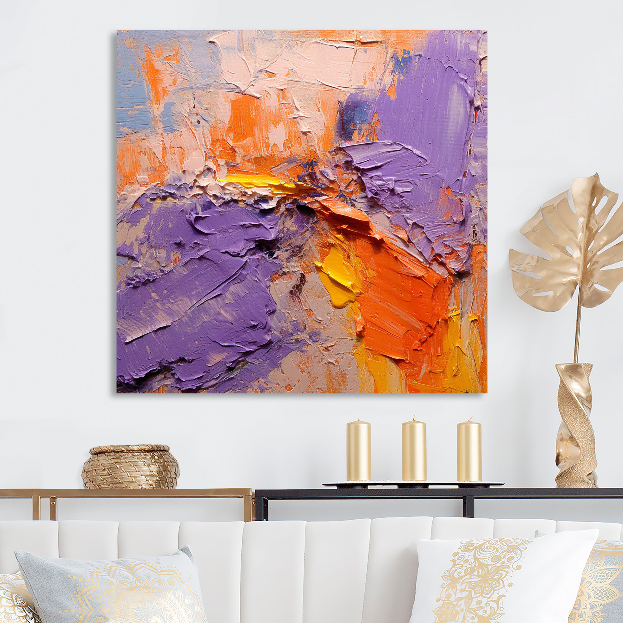 Wrought Studio™ Evolving Movements Abstract Expressionism - Abstract Painting Wall Art Living ...
